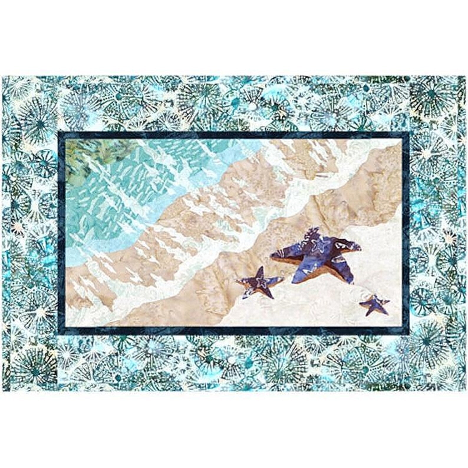 Wildfire Designs Alaska Along the Shores Starfish Applique Quilt Patte
