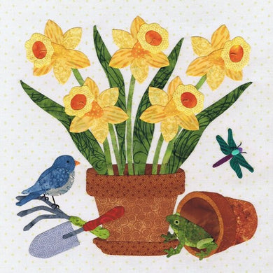 P3 Designs Baltimore Spring Floral Applique Quilt Pattern Set
