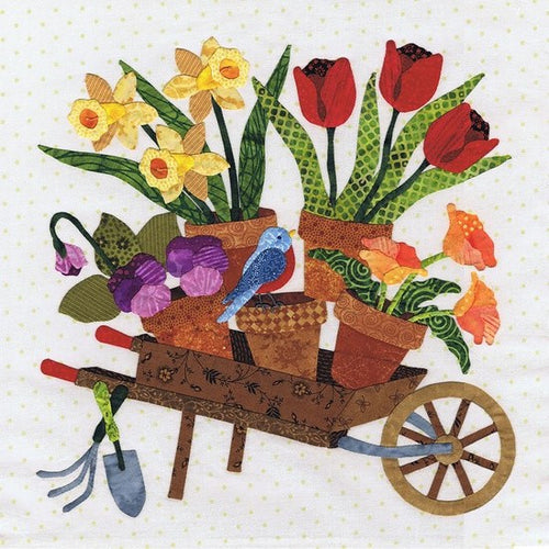 P3 Designs Baltimore Spring Floral Applique Quilt Pattern Set