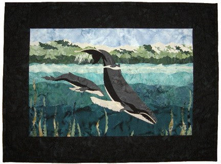 Wildfire Designs Alaska North to Alaska Whale Applique Quilt Pattern ...