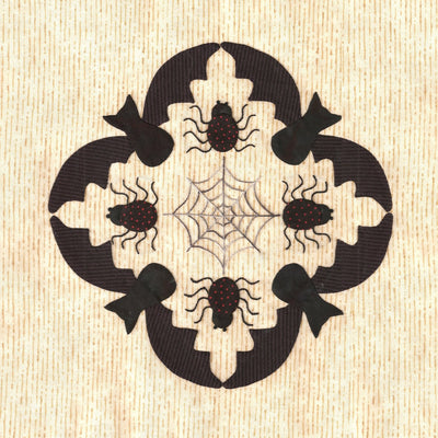 P3 Designs Baltimore Halloween Holiday Applique Quilt Pattern Set