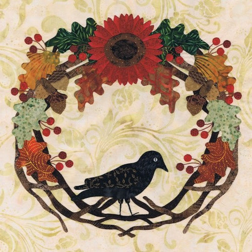 P3 Designs Baltimore Autumn Fall Applique Quilt Pattern Set