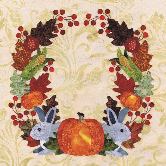 P3 Designs Baltimore Autumn Fall Applique Quilt Pattern Set