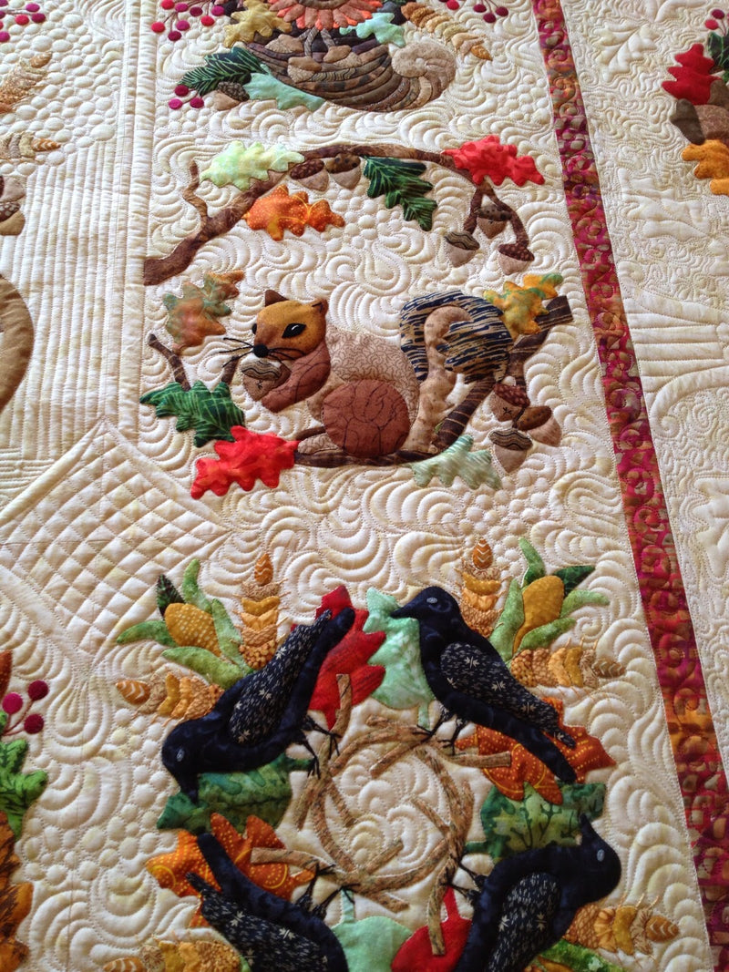 P3 Designs Baltimore Autumn Fall Applique Quilt Pattern Set
