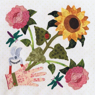 P3 Designs Baltimore Spring Floral Applique Quilt Pattern Set