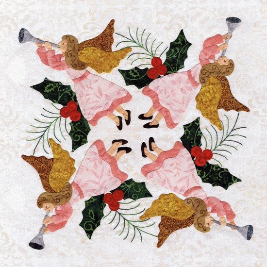 P3 Designs Baltimore Christmas Holiday Applique Quilt Pattern Set ...