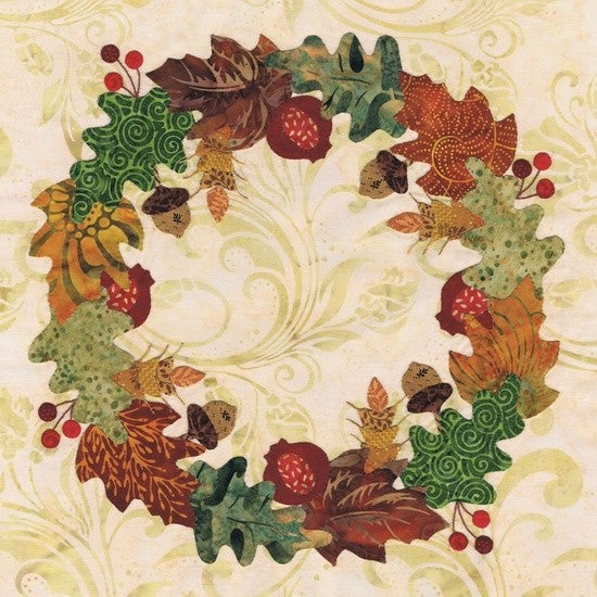 P3 Designs Baltimore Autumn Fall Applique Quilt Pattern Set