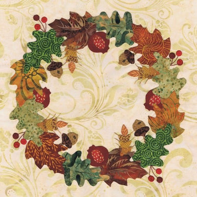 P3 Designs Baltimore Autumn Fall Applique Quilt Pattern Set