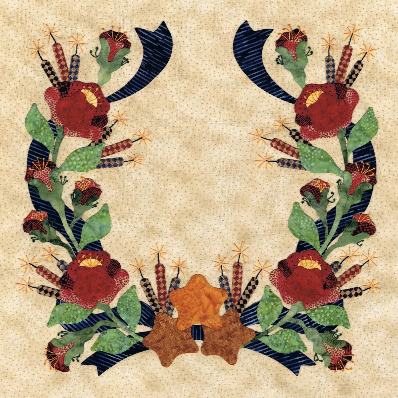 P3 Designs Baltimore Liberty Patriotic Applique Quilt Pattern Set