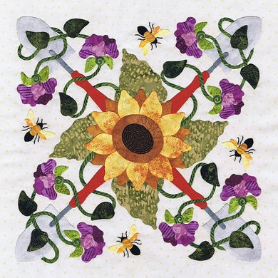 P3 Designs Baltimore Spring Floral Applique Quilt Pattern Set