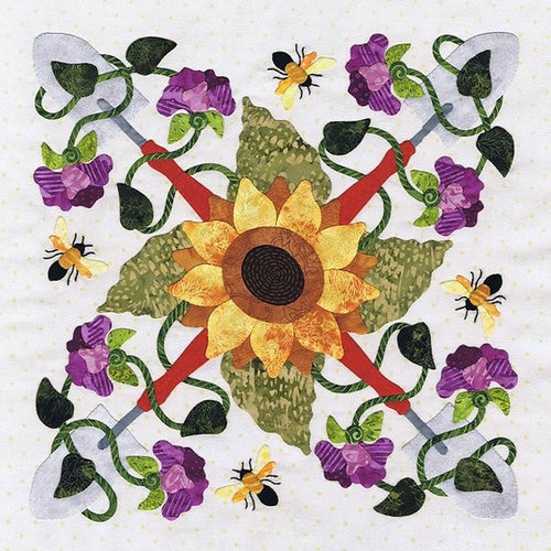 P3 Designs Baltimore Spring Floral Applique Quilt Pattern Set