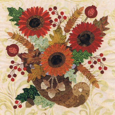 P3 Designs Baltimore Autumn Fall Applique Quilt Pattern Set