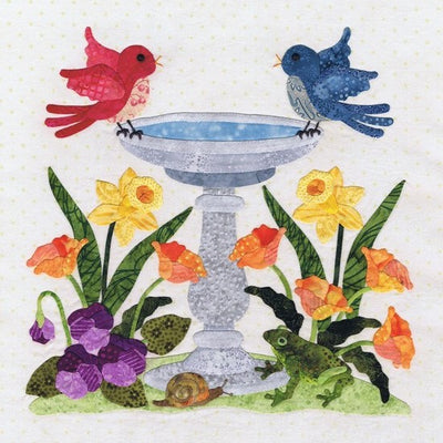 P3 Designs Baltimore Spring Floral Applique Quilt Pattern Set