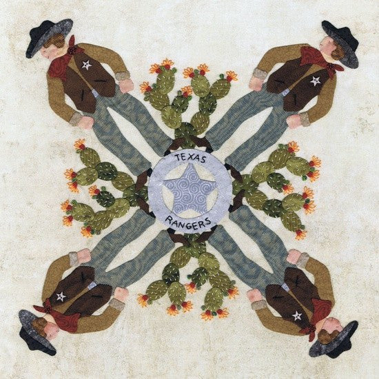 P3 Designs Happy Trails Western Applique Quilt Pattern Set