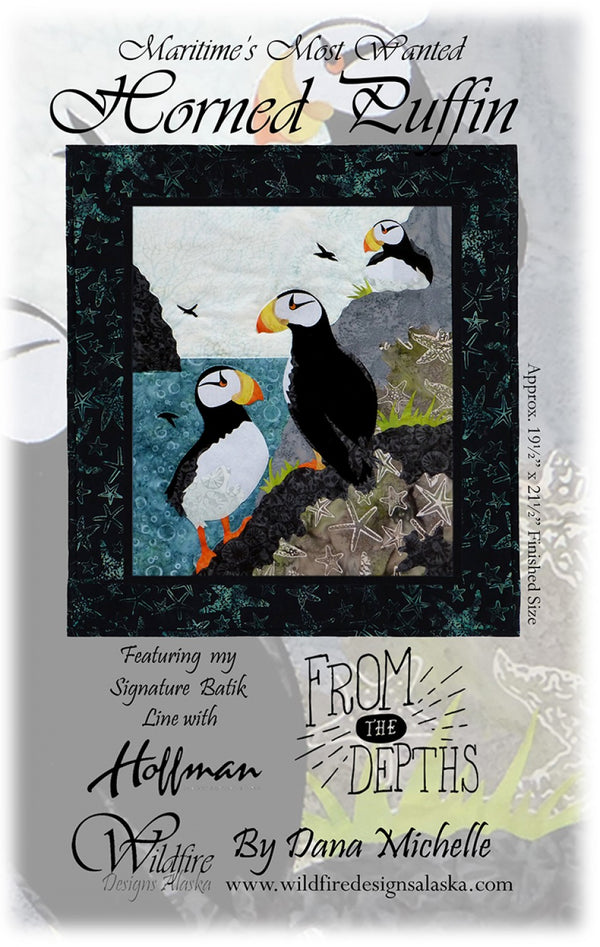 Wildfire Designs Alaska Maritime's Most Wanted Horned Puffin Applique